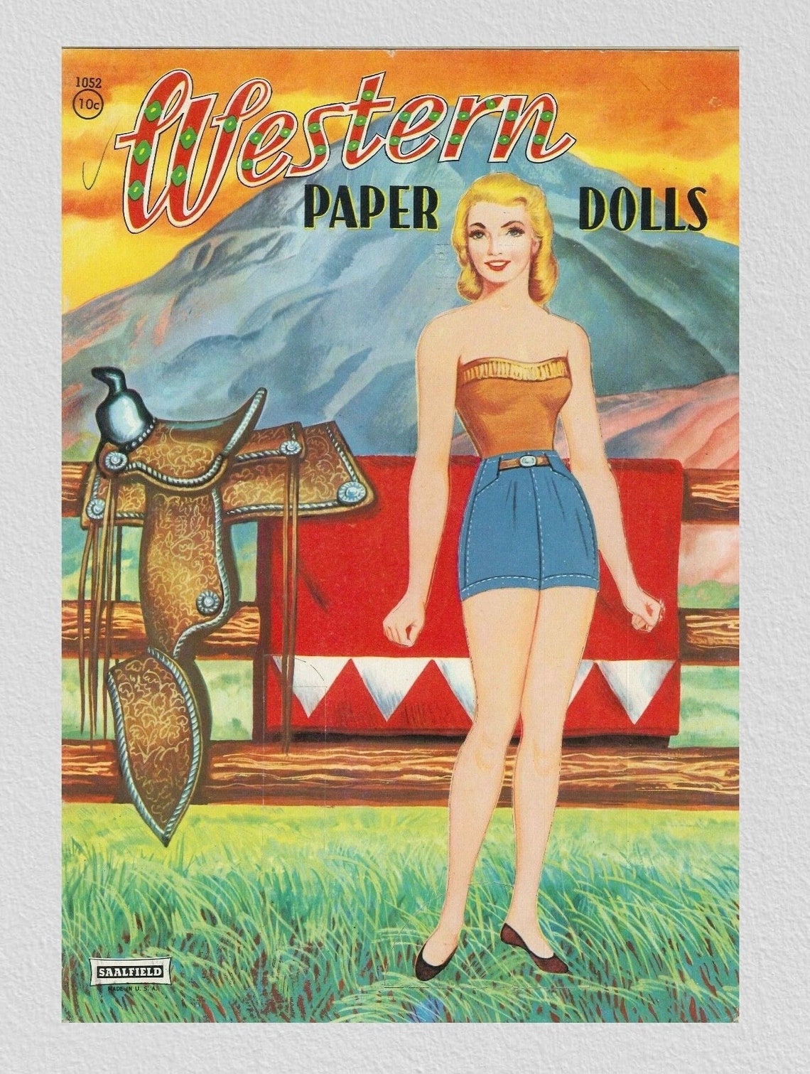 Pdf Instant Vintage Paper Dolls Western - Etsy