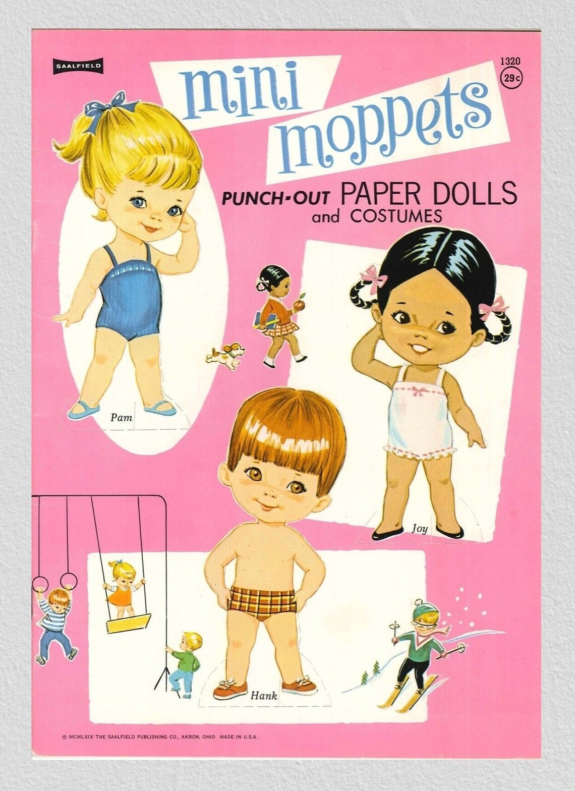 Pdf Printable Digital Vintage Paper Dolls Mini Moppets - Etsy