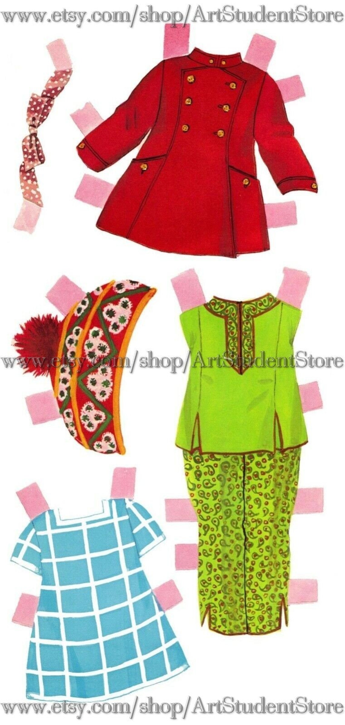 Vintage Paper Doll My Susie, Pdf Instant - Etsy