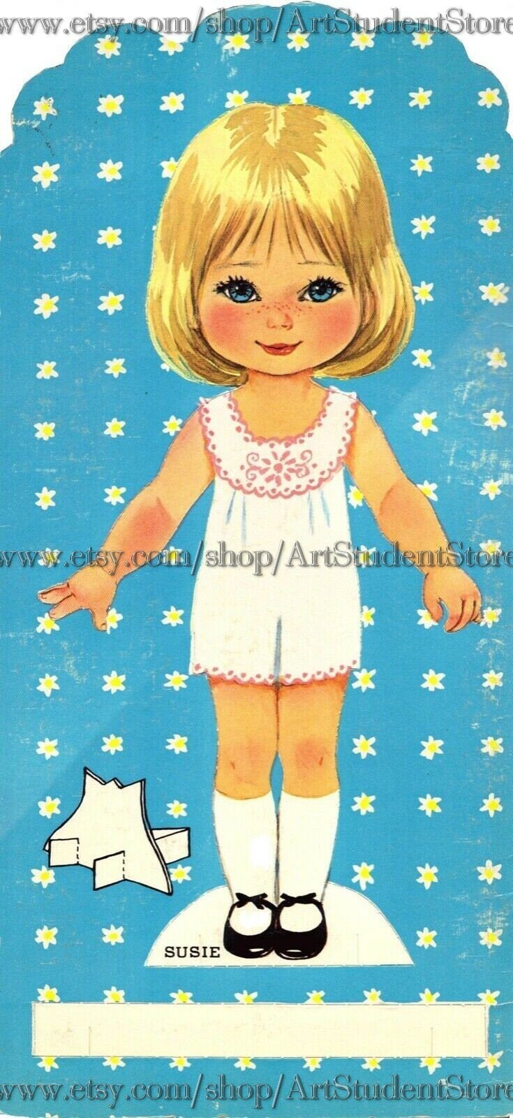 Vintage Paper Doll My Susie Pdf Instant - Etsy