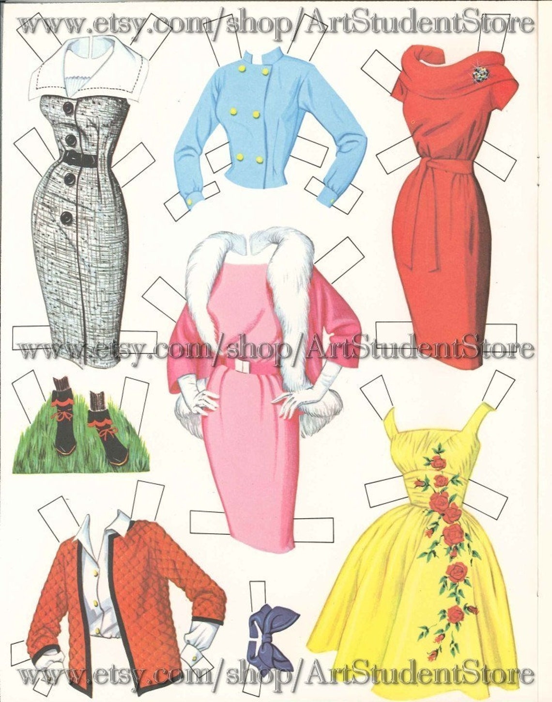 Pdf Printable Digital Vintage Paper Dolls Connie Francis | Etsy