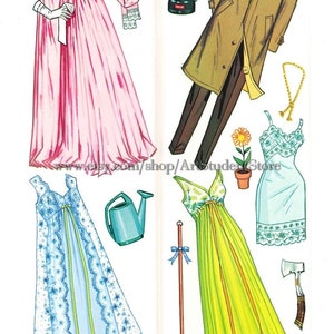 Vintage Paper Dolls Green Acres,pdf - Etsy