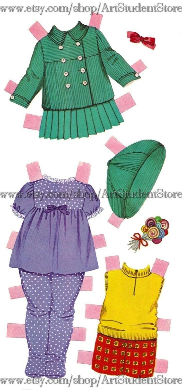 Vintage Paper Doll My Susie Pdf Instant - Etsy