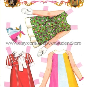 Pdf Printable Digital, Vintage Paper Dolls Buffy Family Aff - Etsy