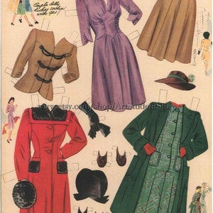 Retro Paper Dolls, Bob Hope Lamour Paper Doll 1942 - Etsy