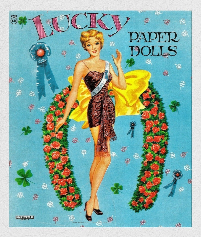 Printable Pdf Vintage Paper Lucky Paper - Etsy