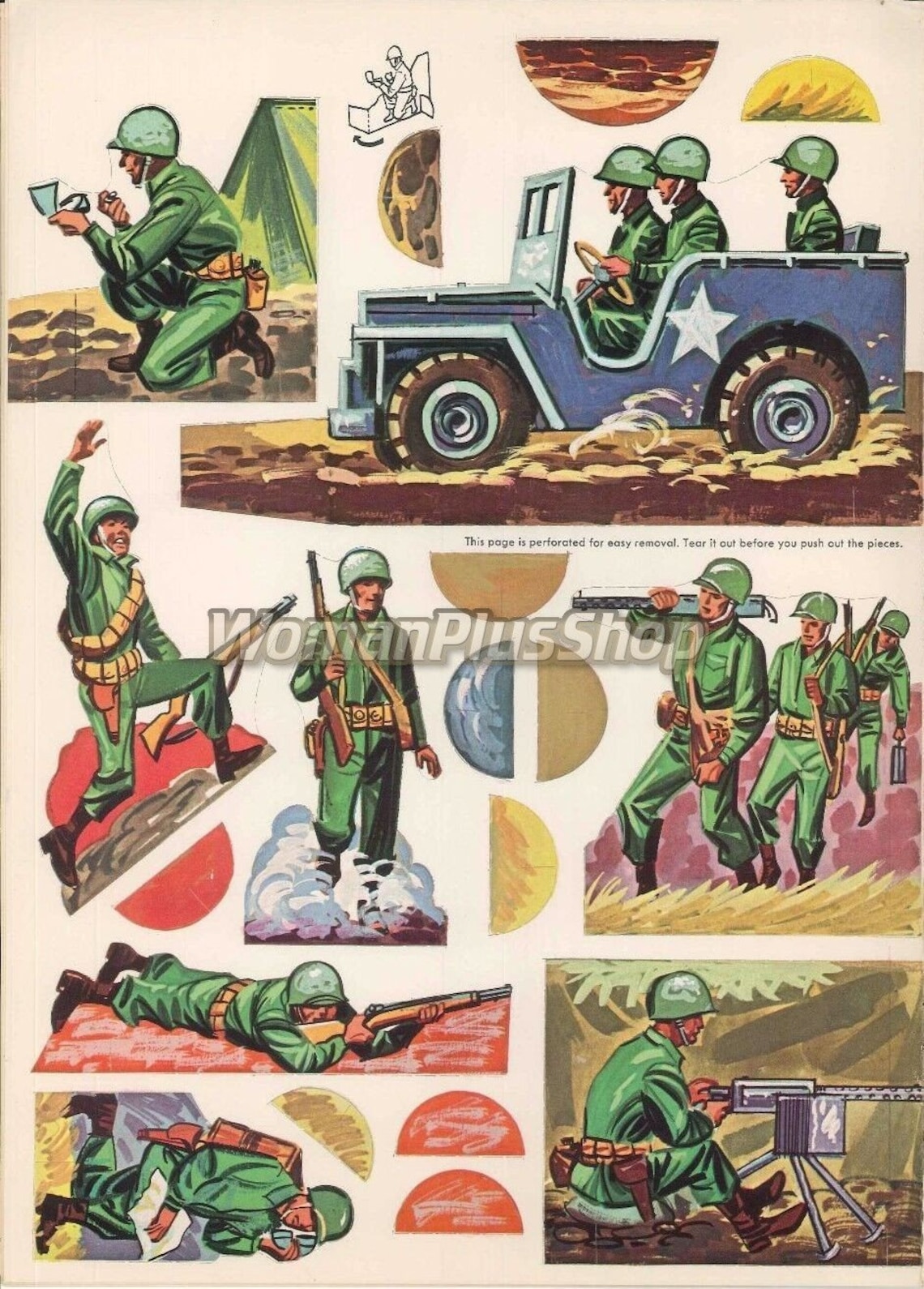 Pdf Printable Digital Vintage Paper Dolls Gi Joe Wwii - Etsy