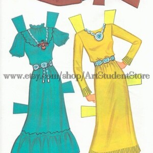 Instant Download, Vintage Paper Dolls Western Barbie 1982 - Etsy