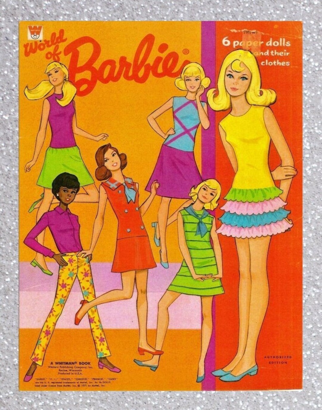 Printable Digital Pdf, Instant Vintage Paper Dolls World of Barbie 1971 - Etsy