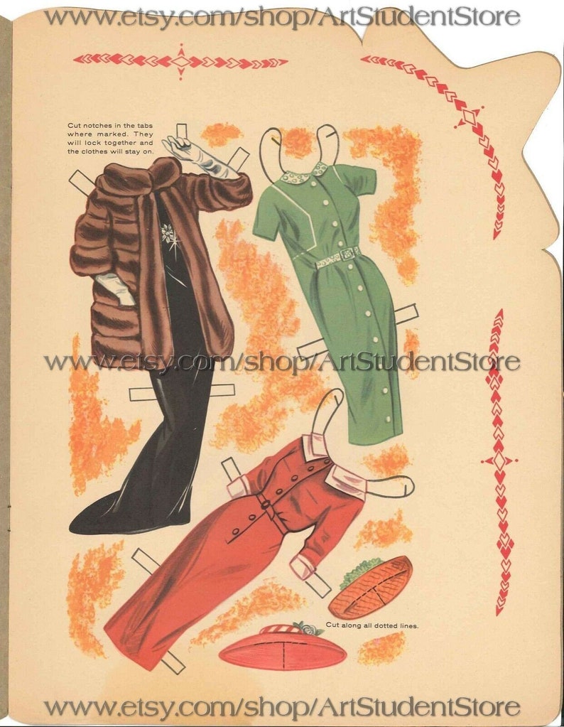 Vintage Paper Dolls Gisele Mackenzie,printable Digital Pdf - Etsy
