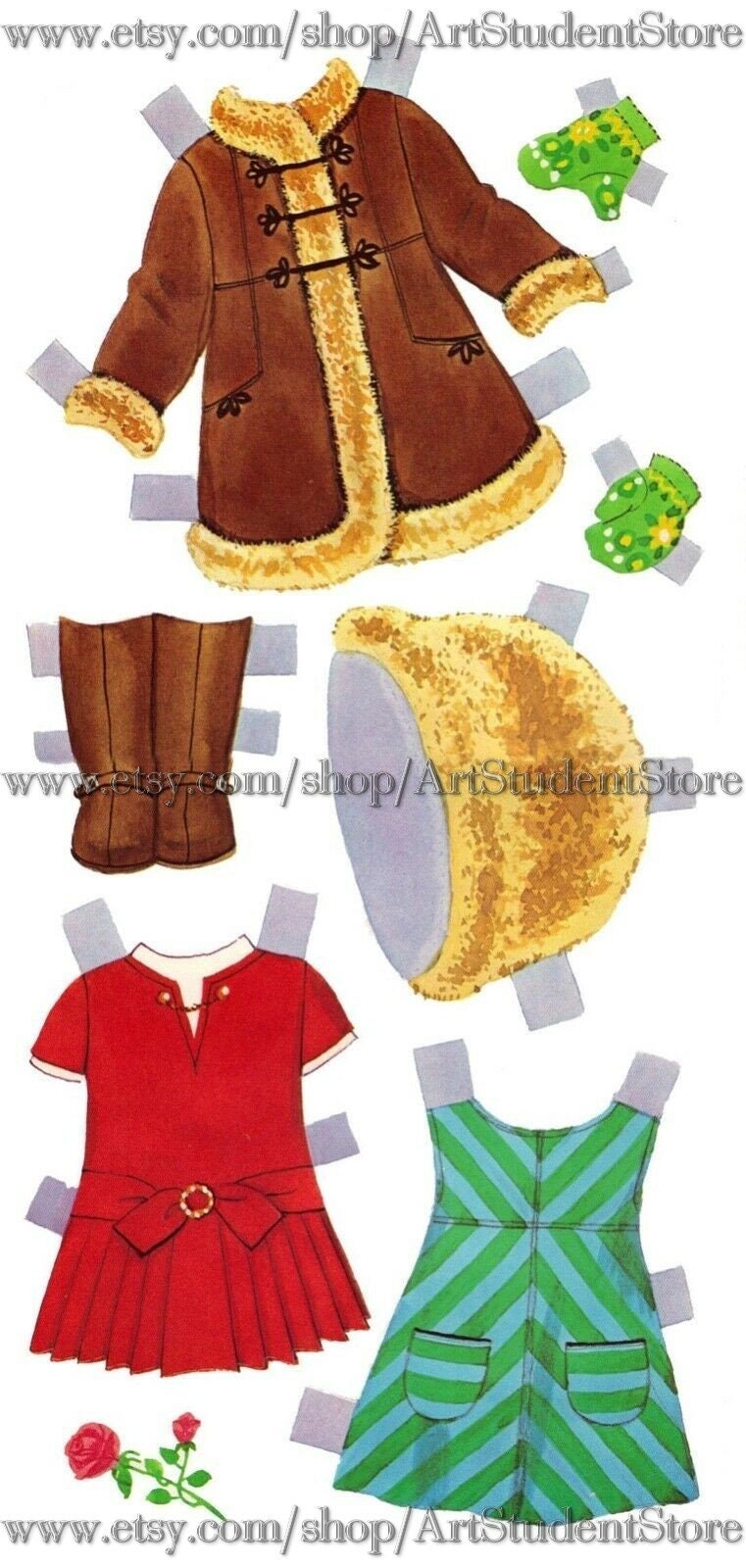 Vintage Paper Doll My Susie Pdf Instant - Etsy