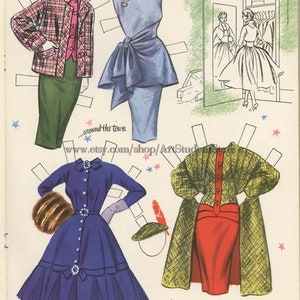 Vintage Paper Dolls Pat Crowley,pdf Digital - Etsy
