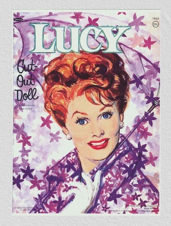Pdf Printable Digital Vintage Paper Dolls Lucy 1964 - Etsy