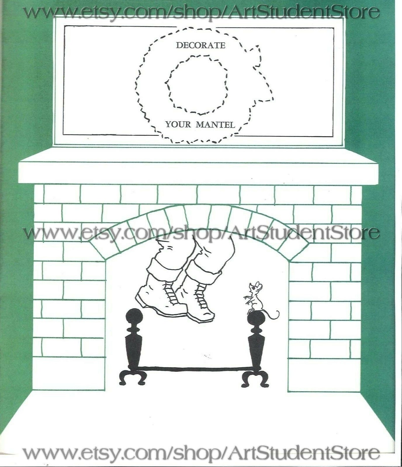 Pdf Printable Digital Vintage Santas Holiday Activity Sticker - Etsy