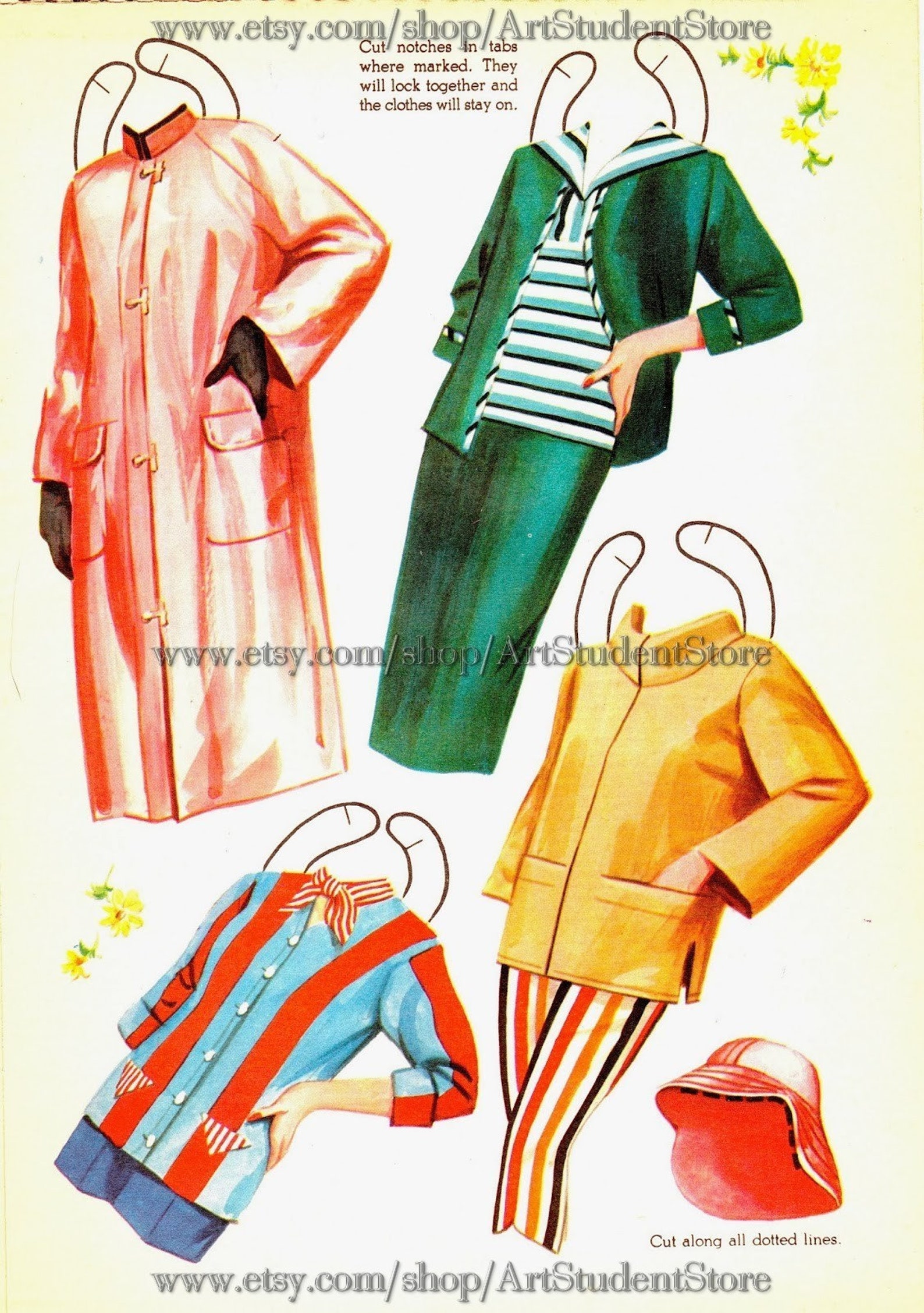 Pdf Printable Digital Vintage Paper Dolls Shari Lewis - Etsy