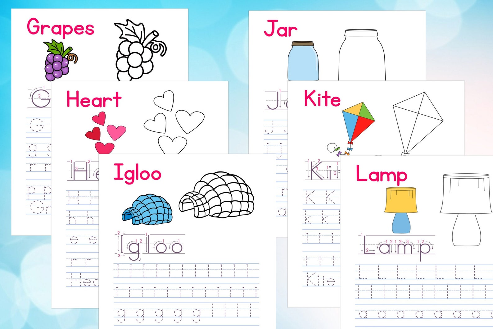 Abc 123 Tracing Worksheets | Alphabetworksheetsfree.com 8E5