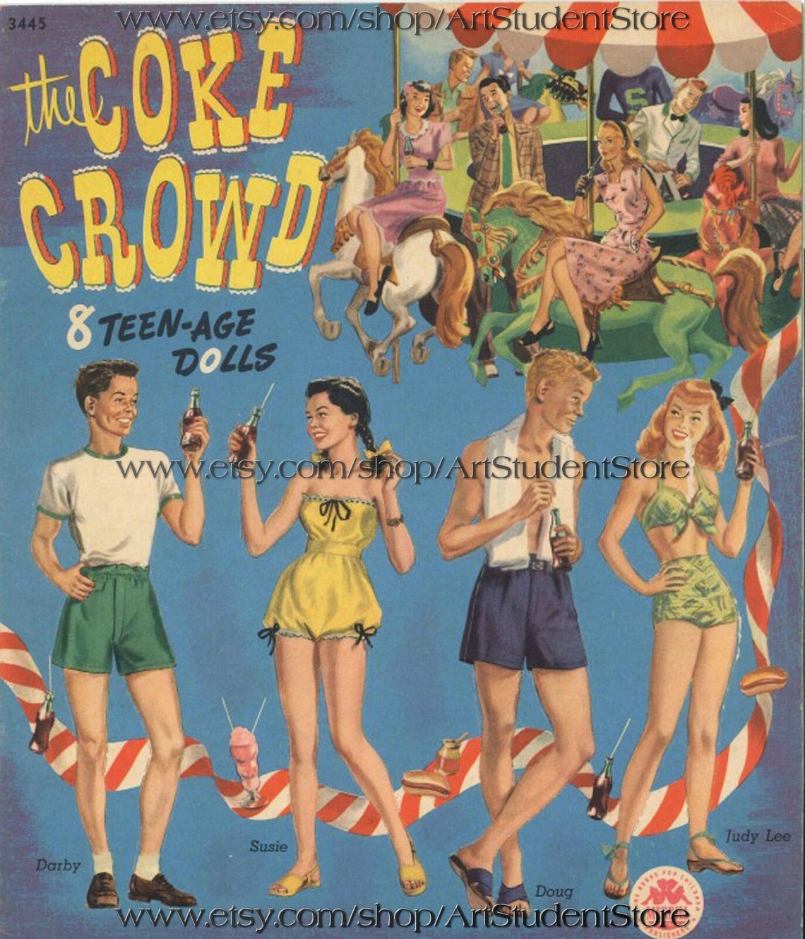 Printable Pdf Vintage Paper Movie Starlets 1946 | Etsy