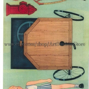 Pdf Printable Digital, Vintage Paper Dolls Flapper Fanny Little Sister ...