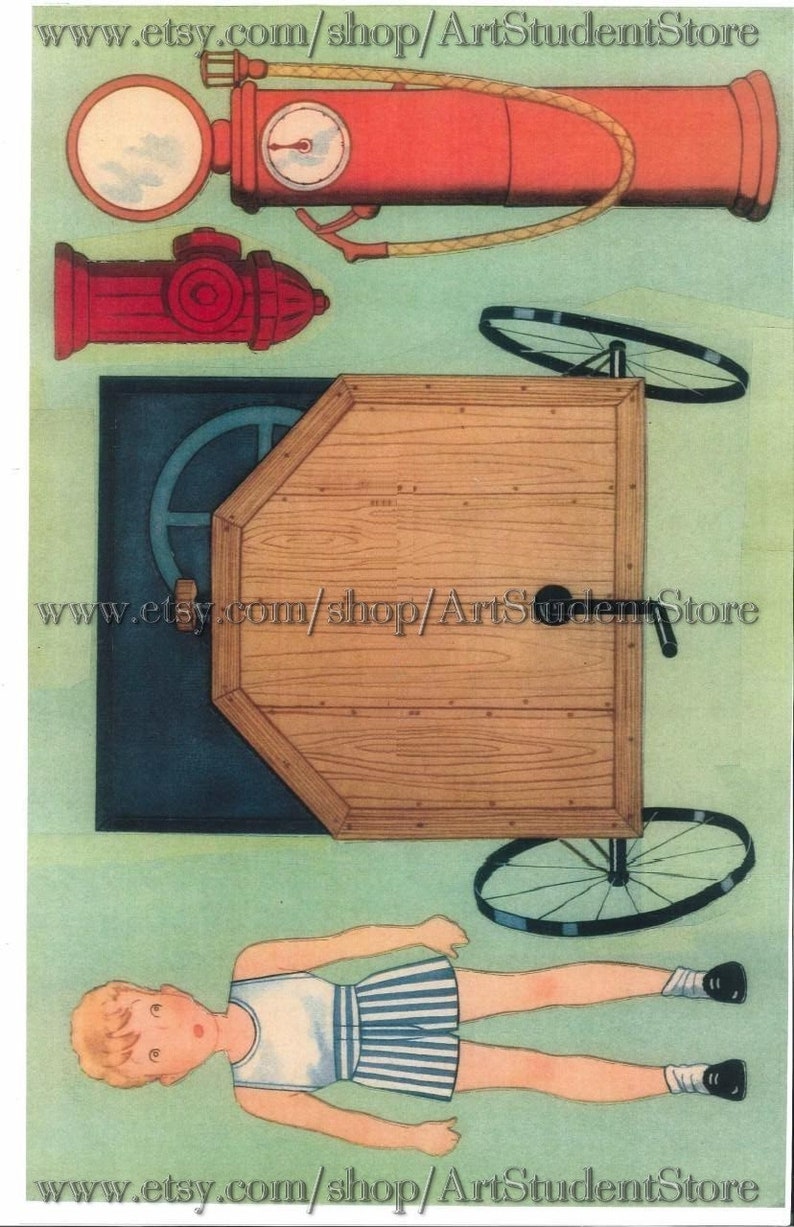 Pdf Printable Digital Vintage Paper Dolls Flapper Fanny - Etsy