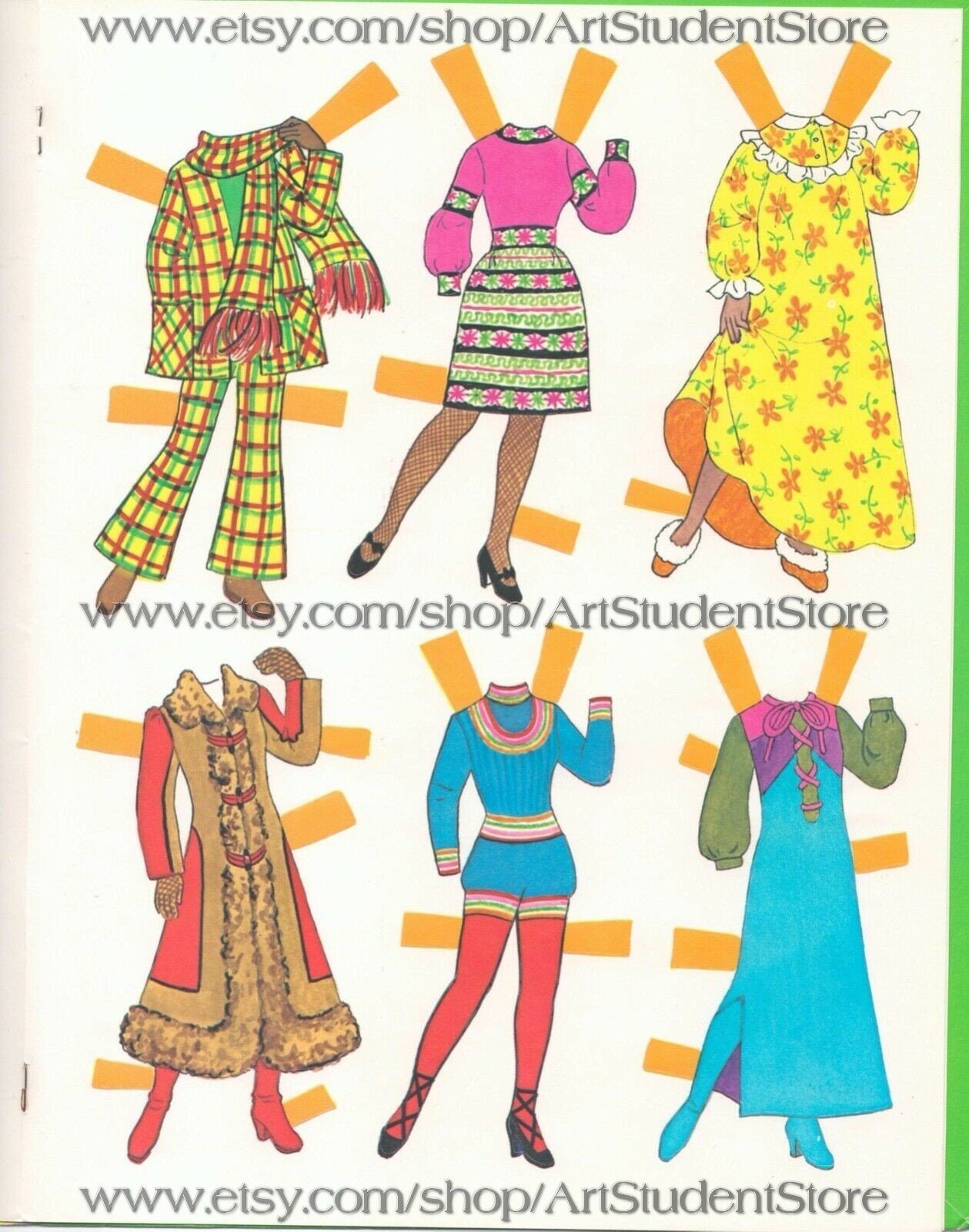 Pdf Instant Digital Vintage Paper Dolls Dawn Friends 1972 - Etsy