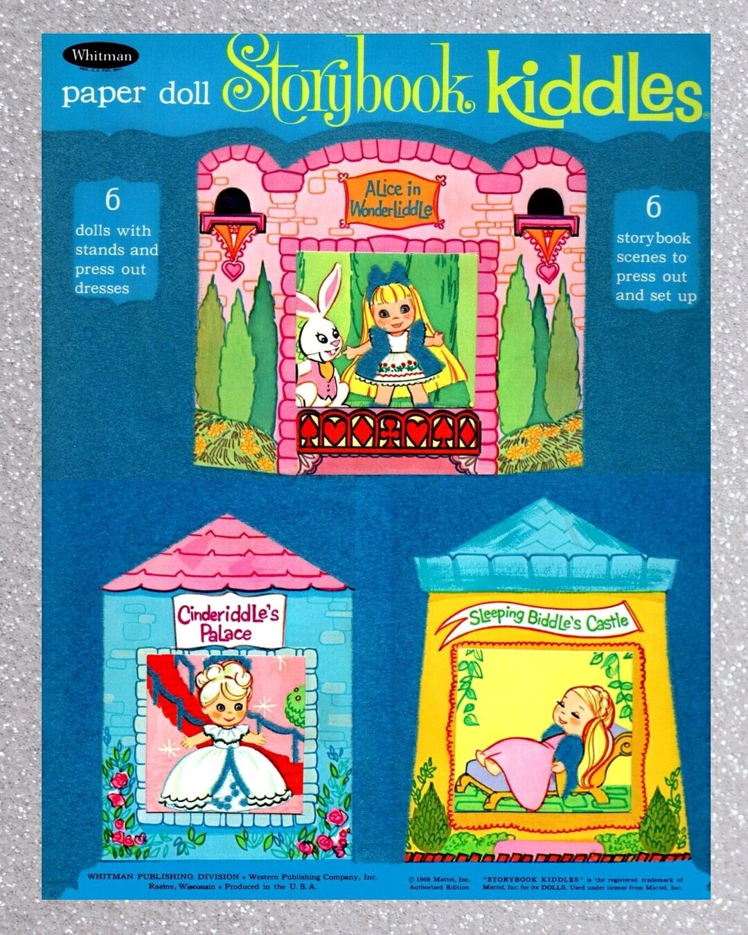 Pdf Printable Digital, Vintage Paper Dolls Storybook Kiddles 1968 - Etsy UK