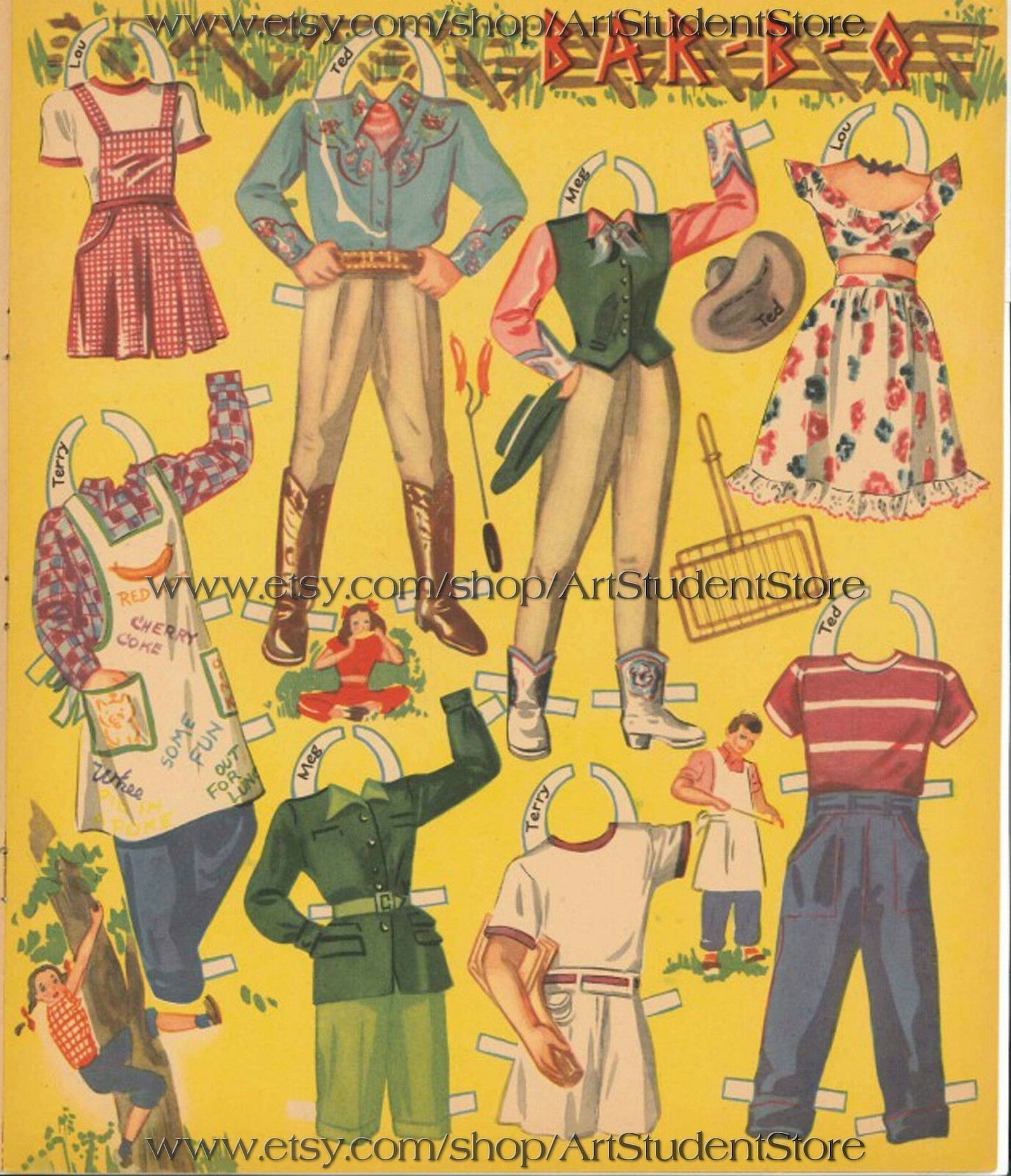 Printable Pdf Vintage Paper Movie Starlets 1946 | Etsy