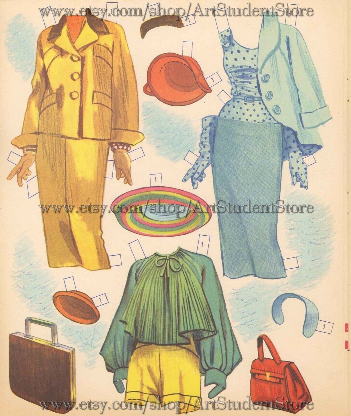 Pdf Printable Digital Vintage Paper Dolls Golden Girl Gay and - Etsy