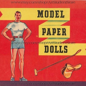 Vintage Paper Dolls Models 1940 - Etsy