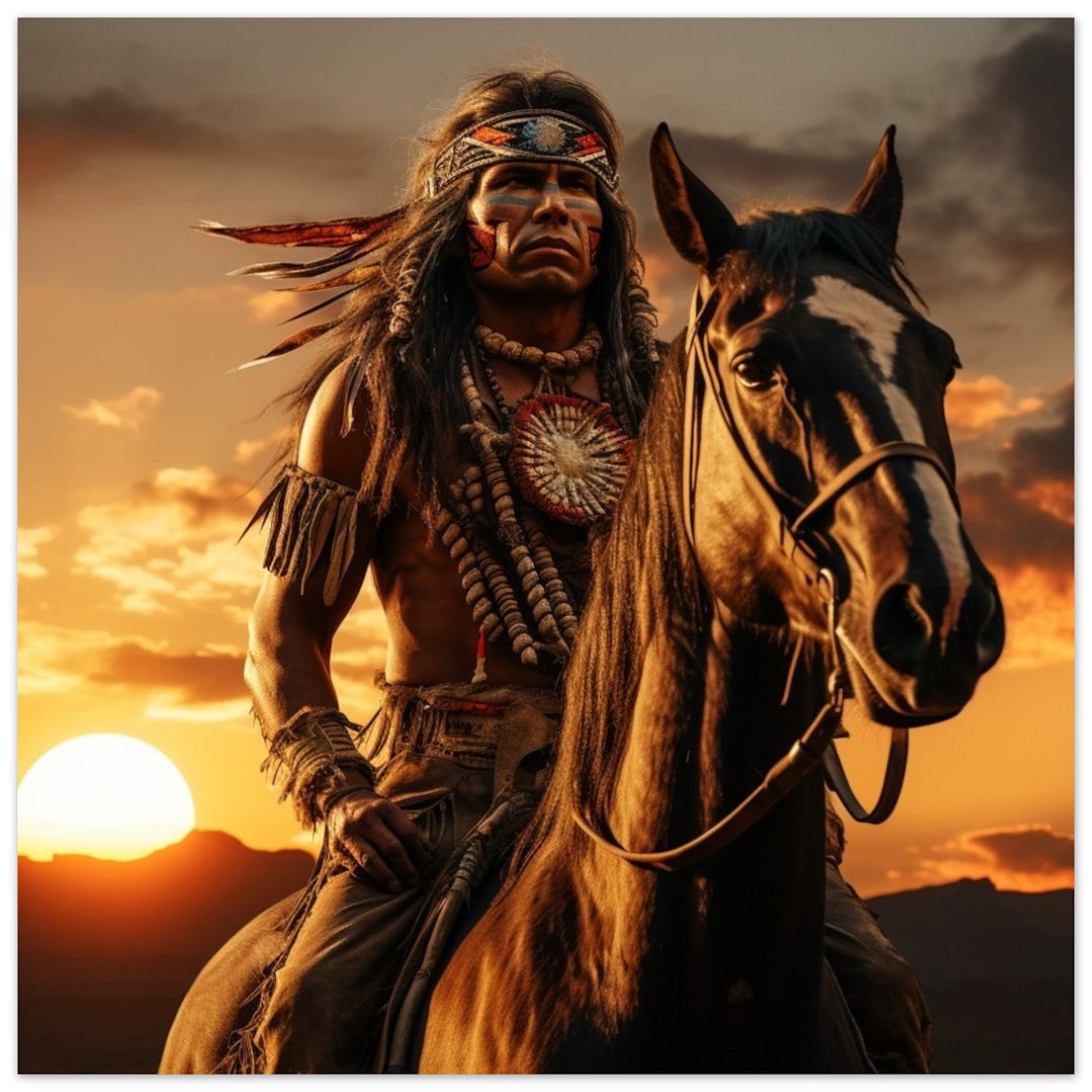 Proud Native American Warrior - Etsy