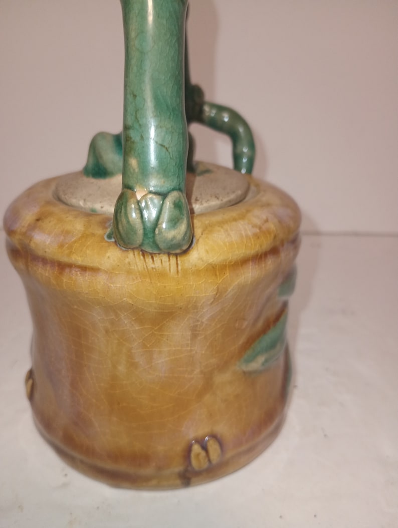 Frog With a Lillypad Ceramic Teapot - Etsy