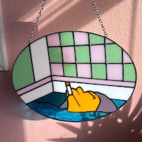 King Dice - Cuphead Stained Glass Suncatcher - Etsy