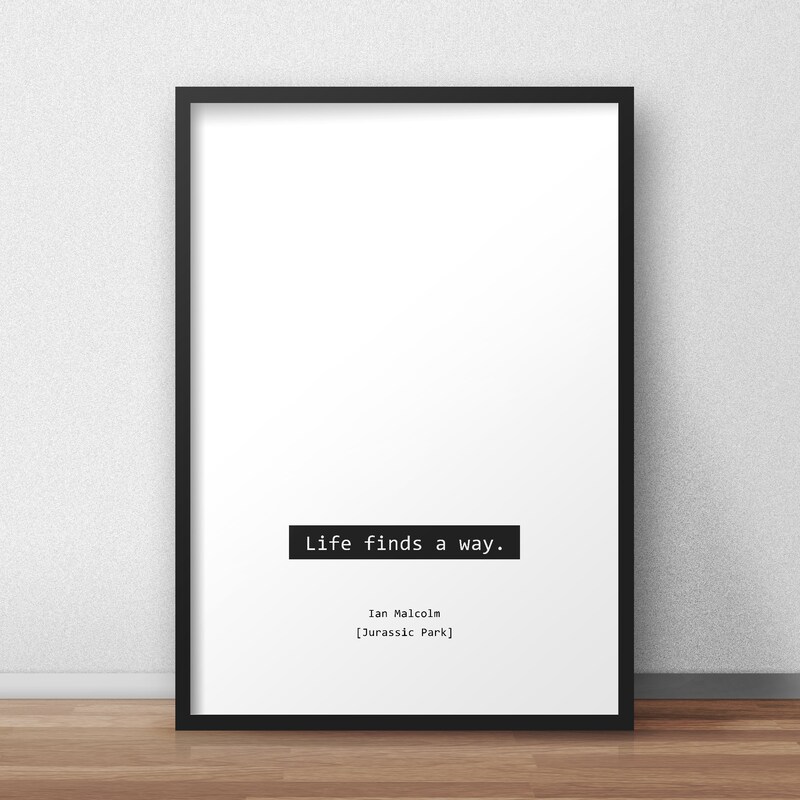 Life Finds a Way - Etsy