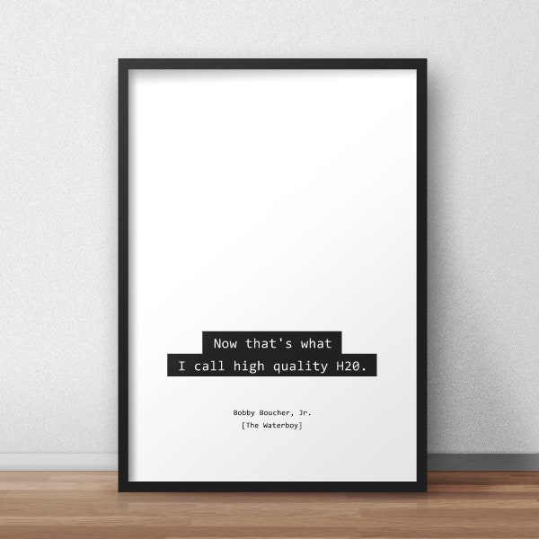 Bobby Boucher - Etsy