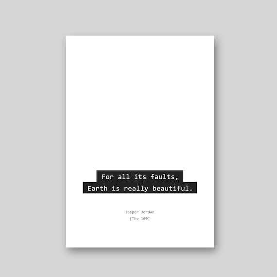 Jasper Jordan Quotes Jasper The 100 Episode 1 | TikTok