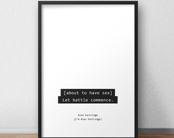 Alan Partridge Poster - Etsy