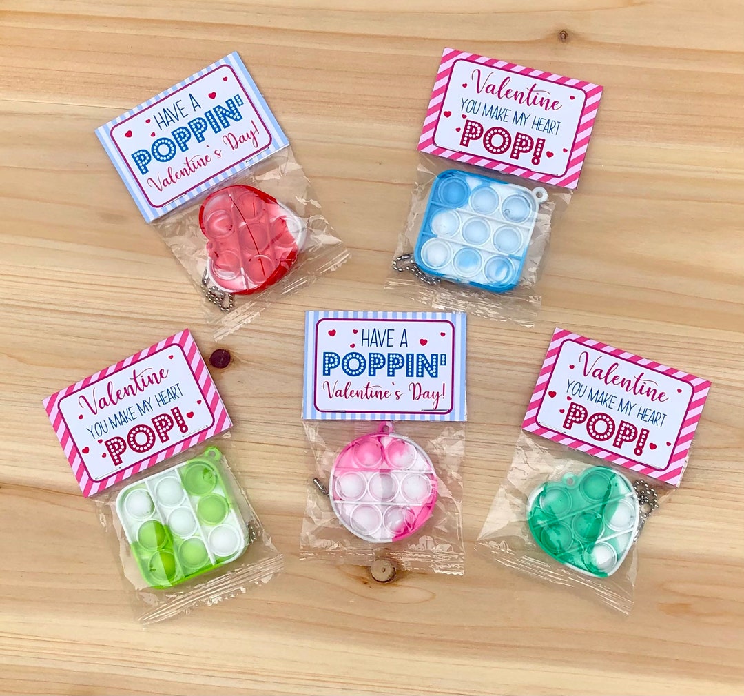 Pop It, Valentines Day Pop It, Valentines Day, Party Favors, Valentines ...