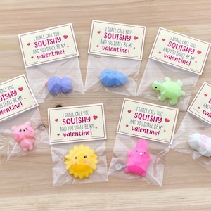 Valentine’s Day, Valentine’s Day Favors, Squishies, Squishy Valentines ...