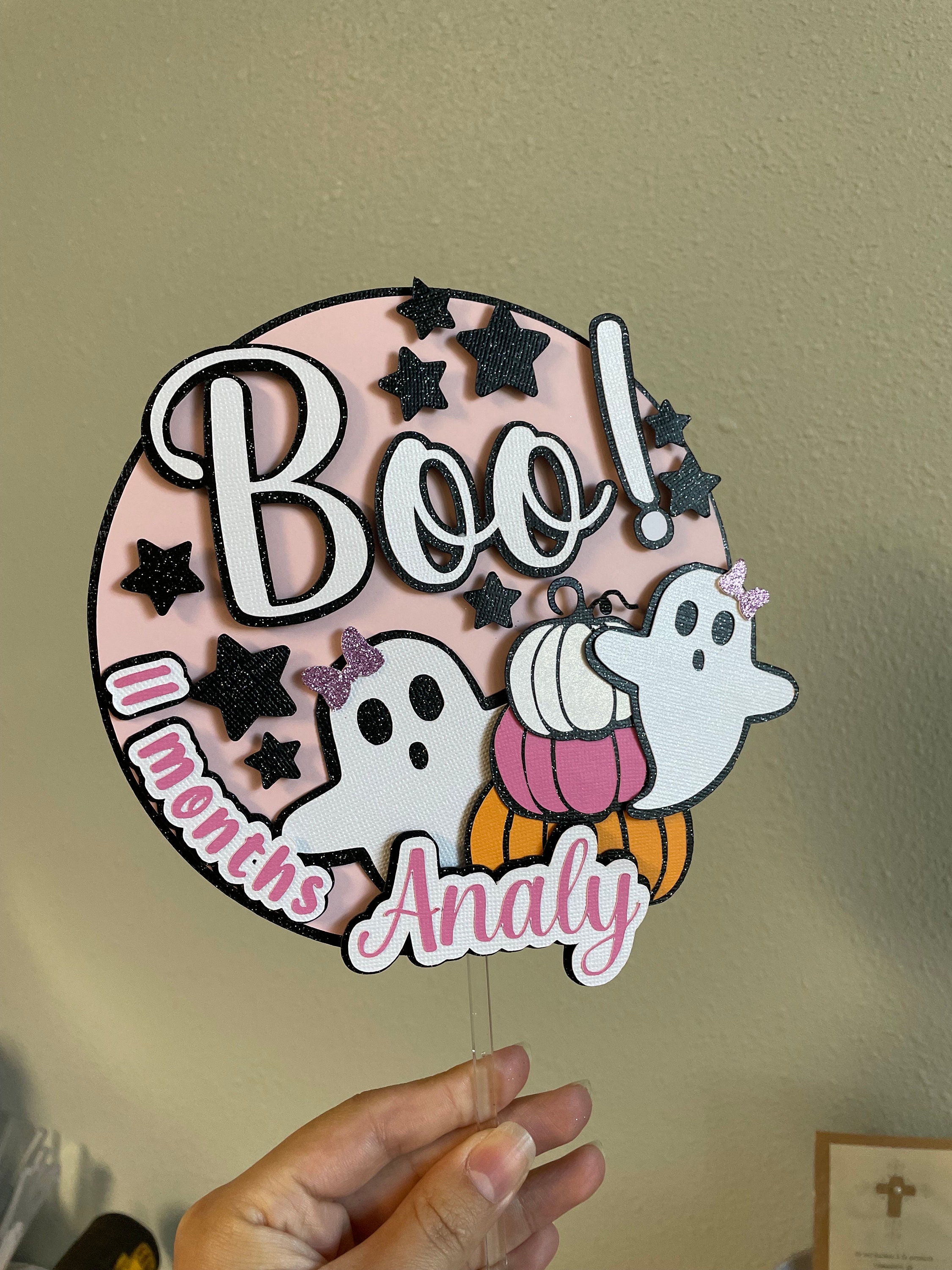 Halloween Cake Topper, Fall Cake Topper, Pumpkins, Pumpkin Cake Topper ...