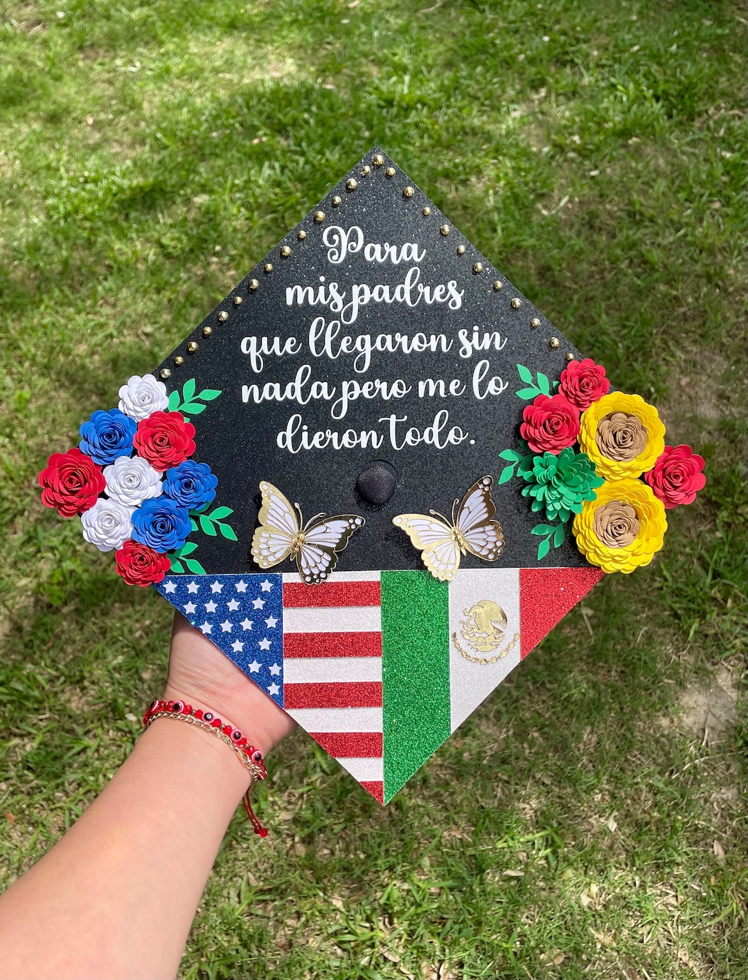 Graduation Cap Topper, Graduation, Mexican Graduation Cap, Mexican ...