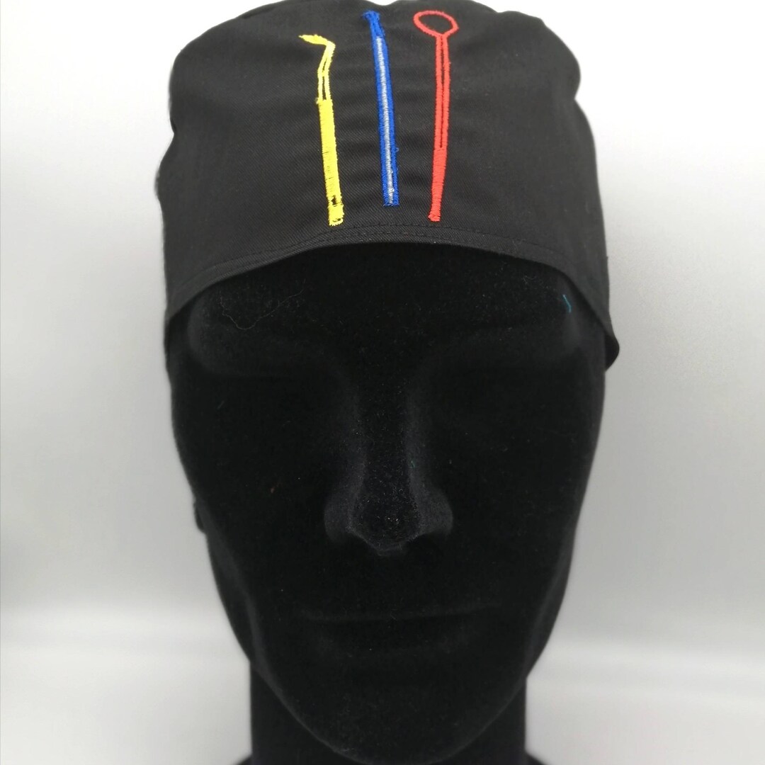 Dentist Embroidered Scrub Cap Custom Scrub Cap Surgical Scrub Cap ...