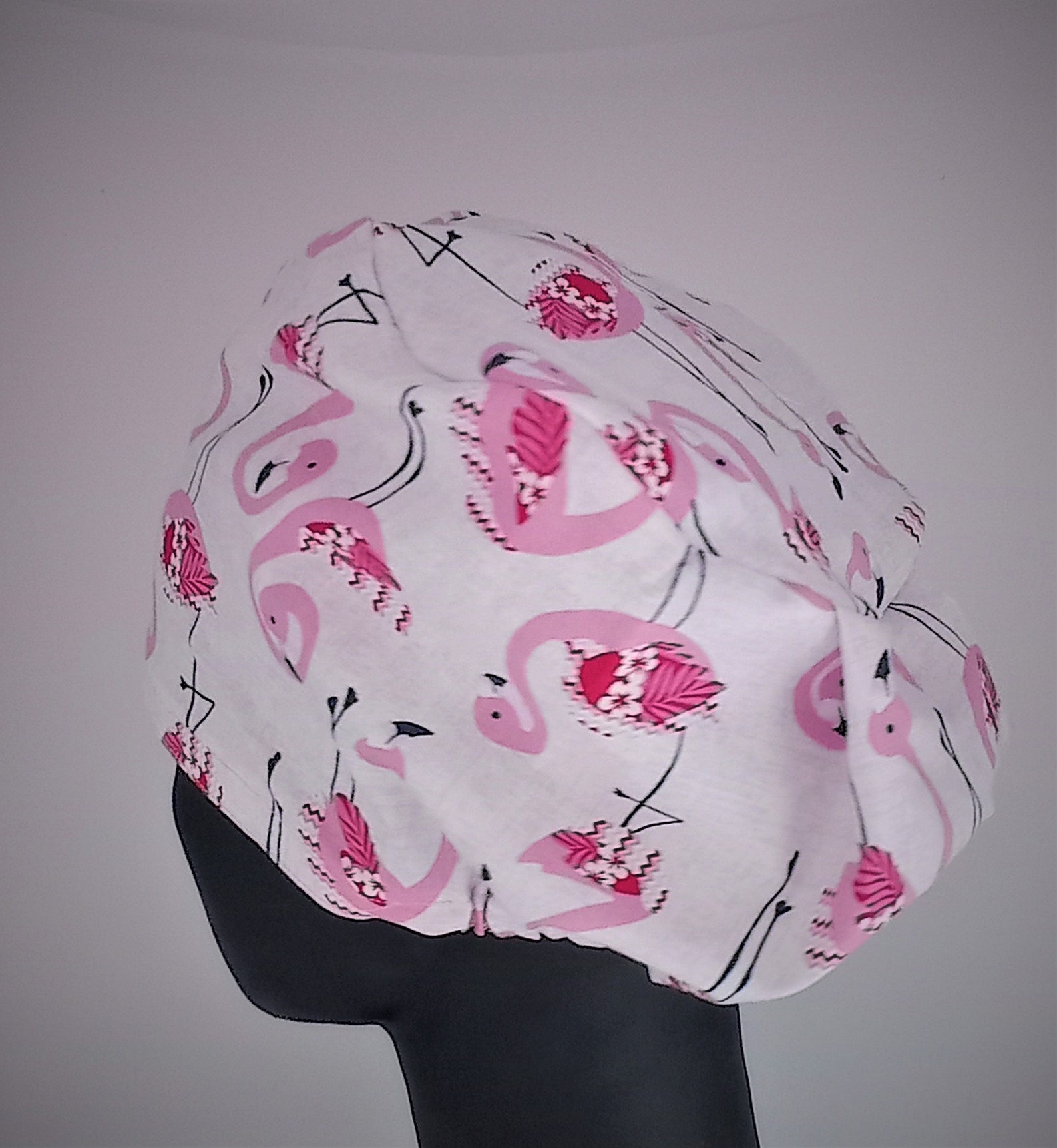 Pink Flamingo Scrub Cap Custom Scrub Cap Nurse Scrub Cap Etsy