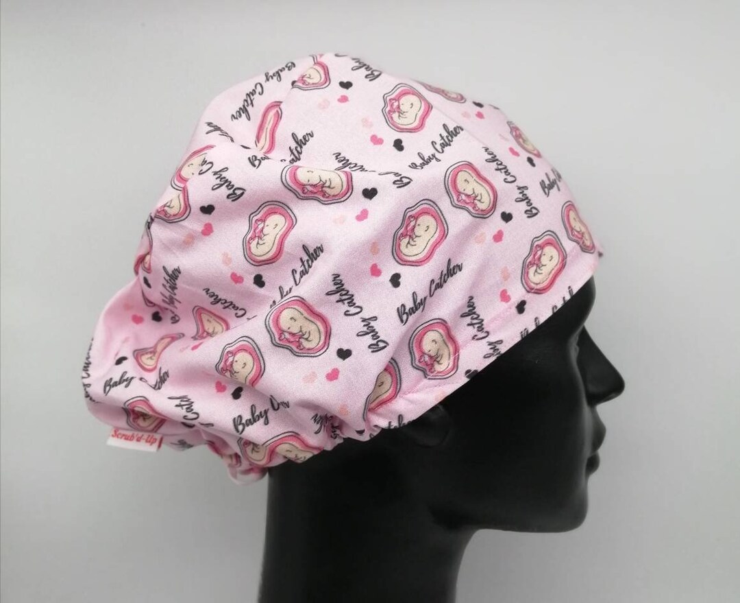 Midwife Scrub Cap Custom Scrub Cap Nurse Scrub Cap Unisex Scrub Cap