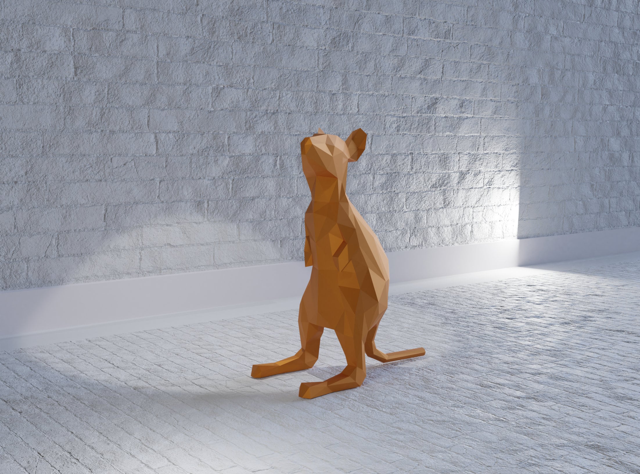 Baby Kangaroo Origami Papercraft DIY Papercraft Cute Paper Craft 3D - Etsy