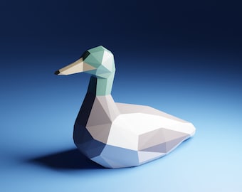 Duck Paper Craft PDF - Etsy