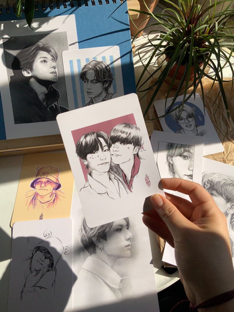 ATEEZ Cute Woosan Wooyoung X San / A6 Art Print - Etsy