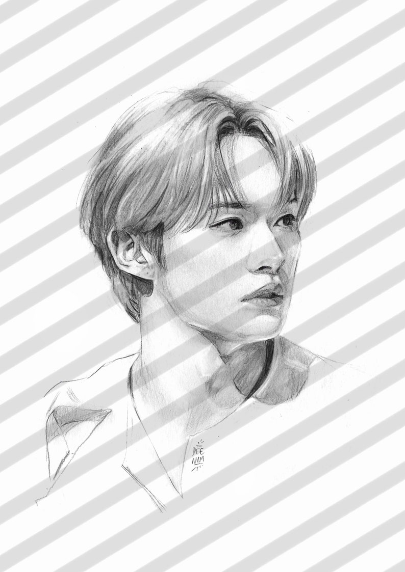 SKZ Stray Kids Lee Know Fanart / Art Print - Etsy Hong Kong