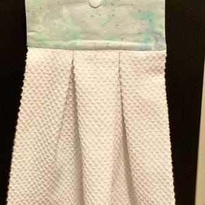 Hand Sewn Kitchen Towel: Snap Closure, Farmhouse Decor - Etsy