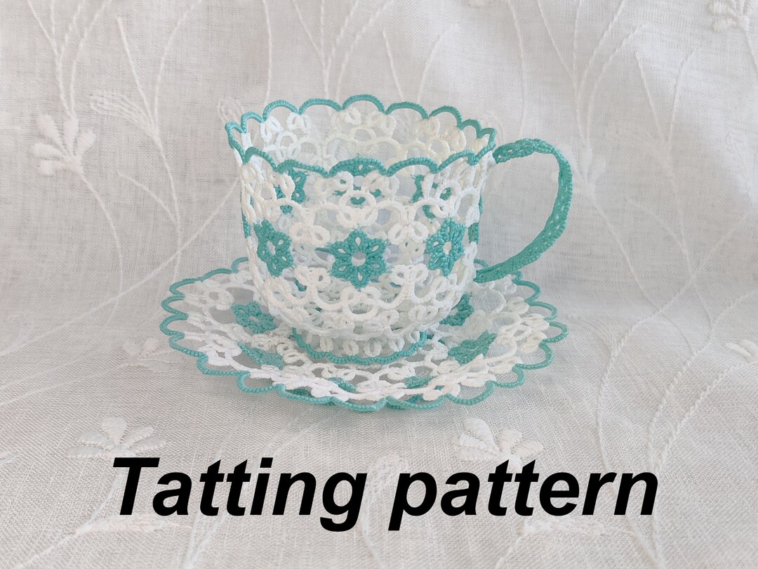 Flower Tea Tatting PDF Pattern - Etsy