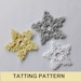 Star PDF Tatting Pattern - Etsy