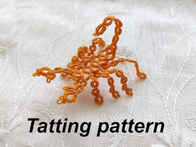 Scorpion PDF Tatting Pattern - Etsy